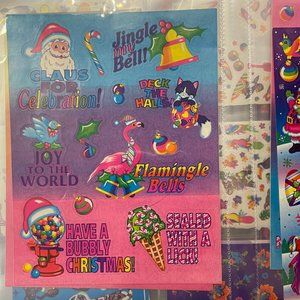 Lisa Frank | Accessories | Vintage Lisa Frank Silly Senders Style Santa ...